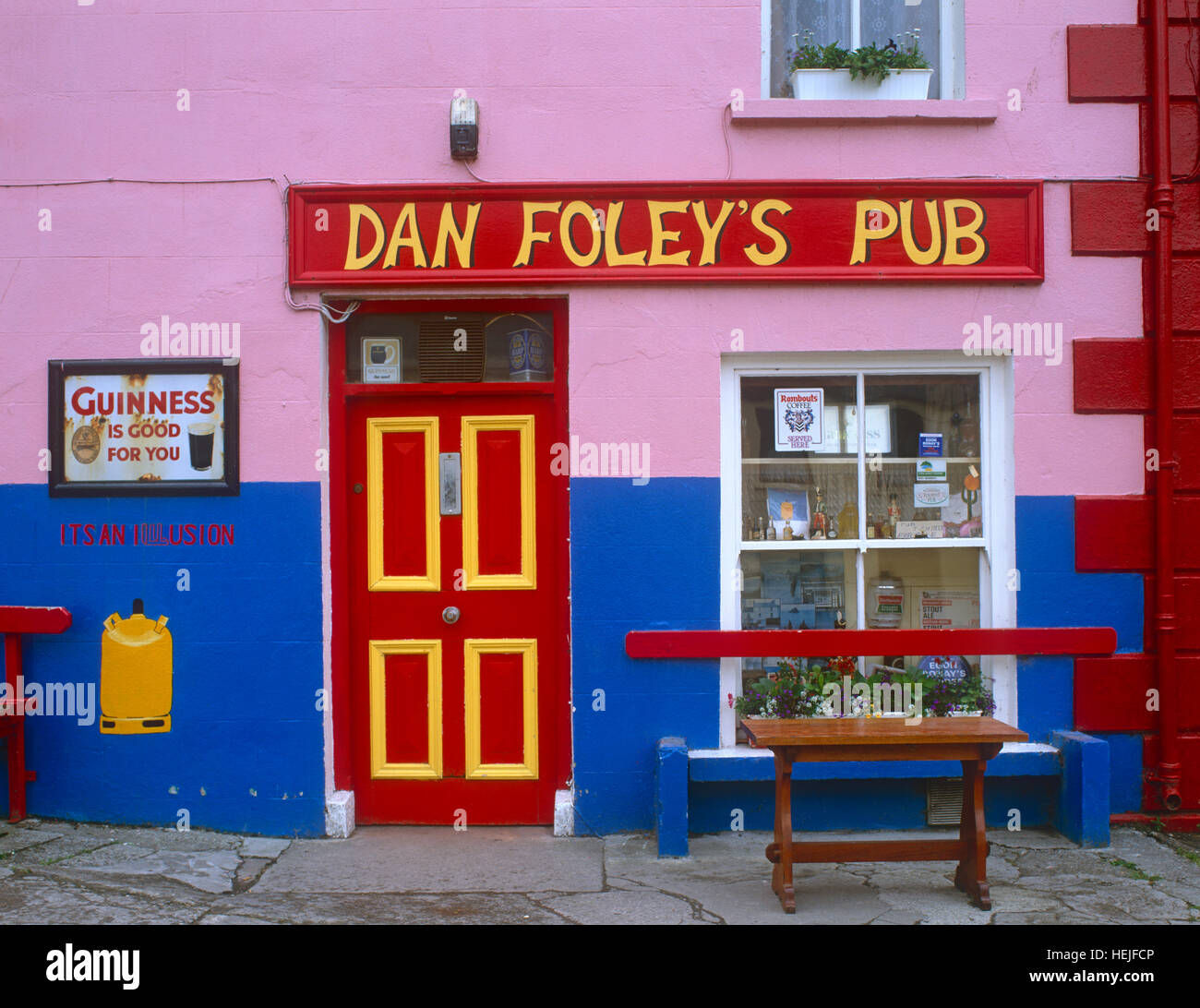Dan Foleys Pub, Anascaul, The Dingle, County Kerry, Ireland Stock Photo ...