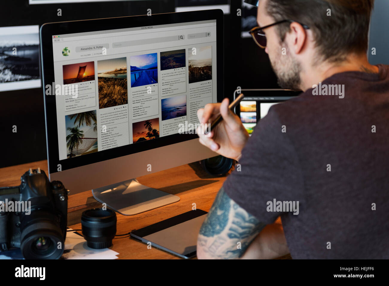 Photography Ideas Creative Occupation Design Studio Concept Stock Photo ...
