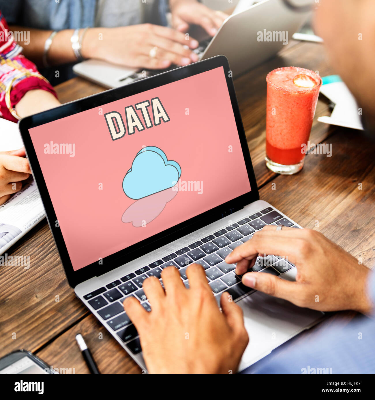 Data Backup Information Technology Concept Stock Photo - Alamy
