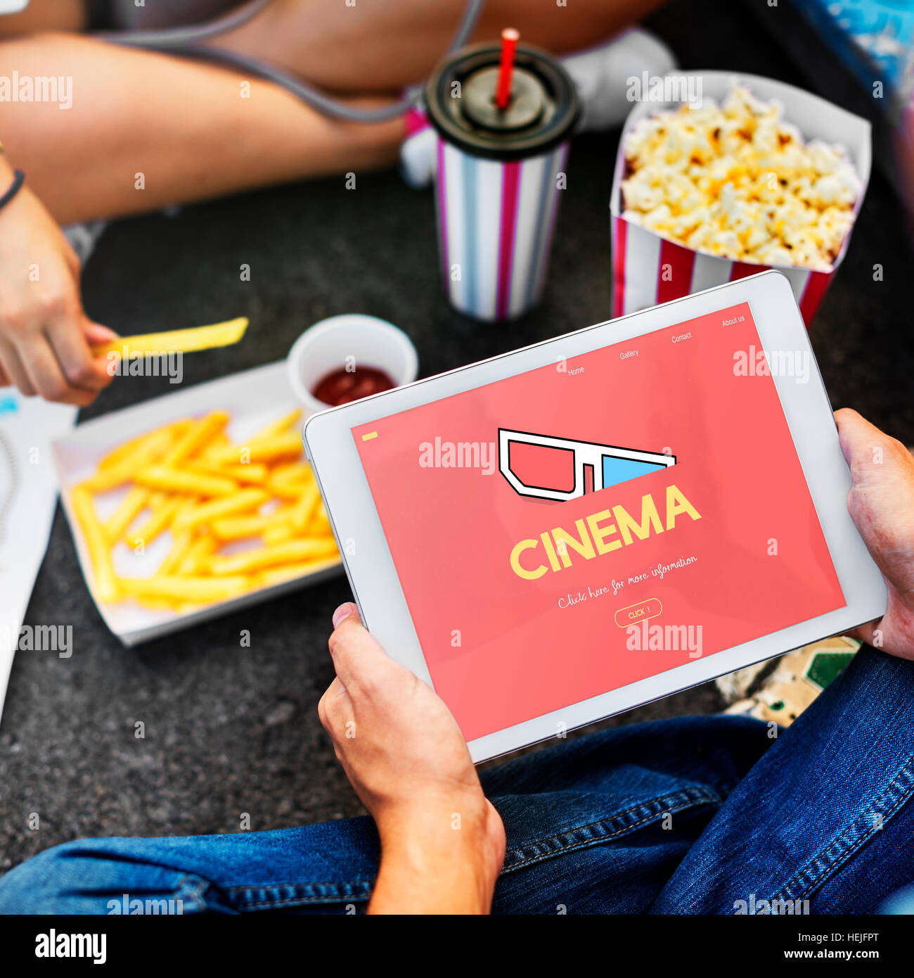 Cinema Movies Theatre Media Concept Stock Photo - Alamy