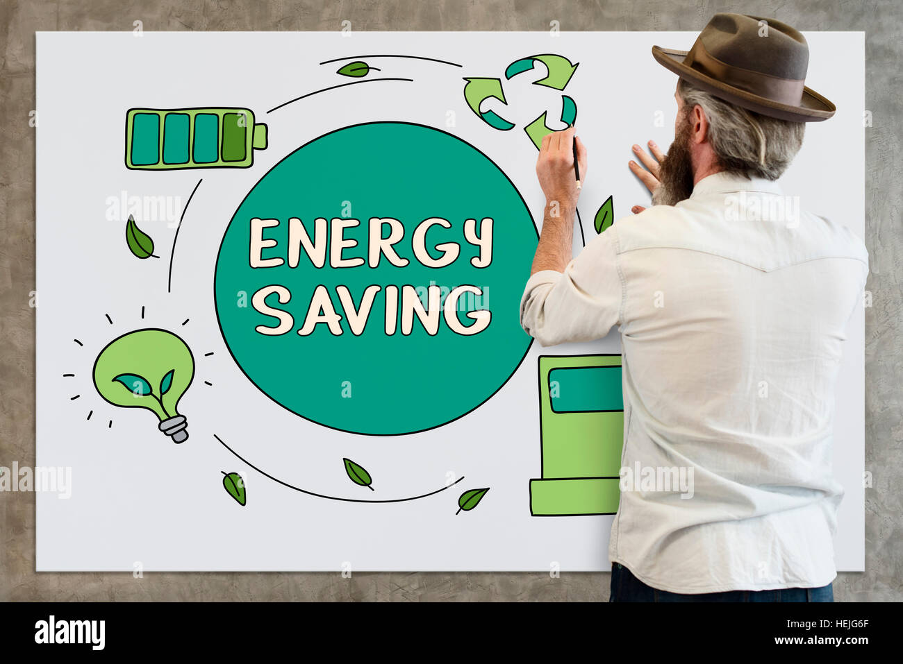 Eco Energy Saving Environmental Conservation Ecology Concept Stock ...