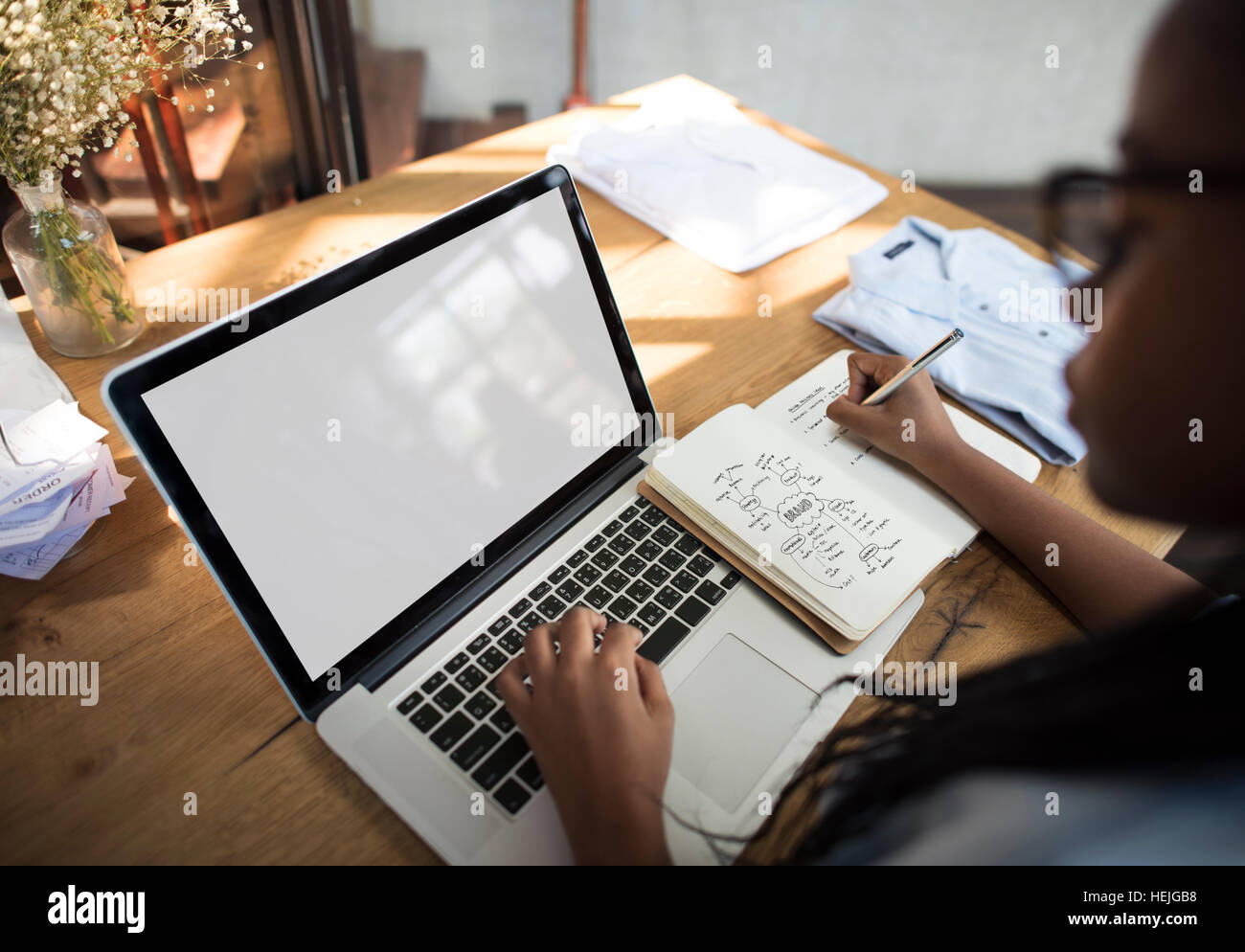 Student Computer Learning Education Insight Concept Stock Photo - Alamy