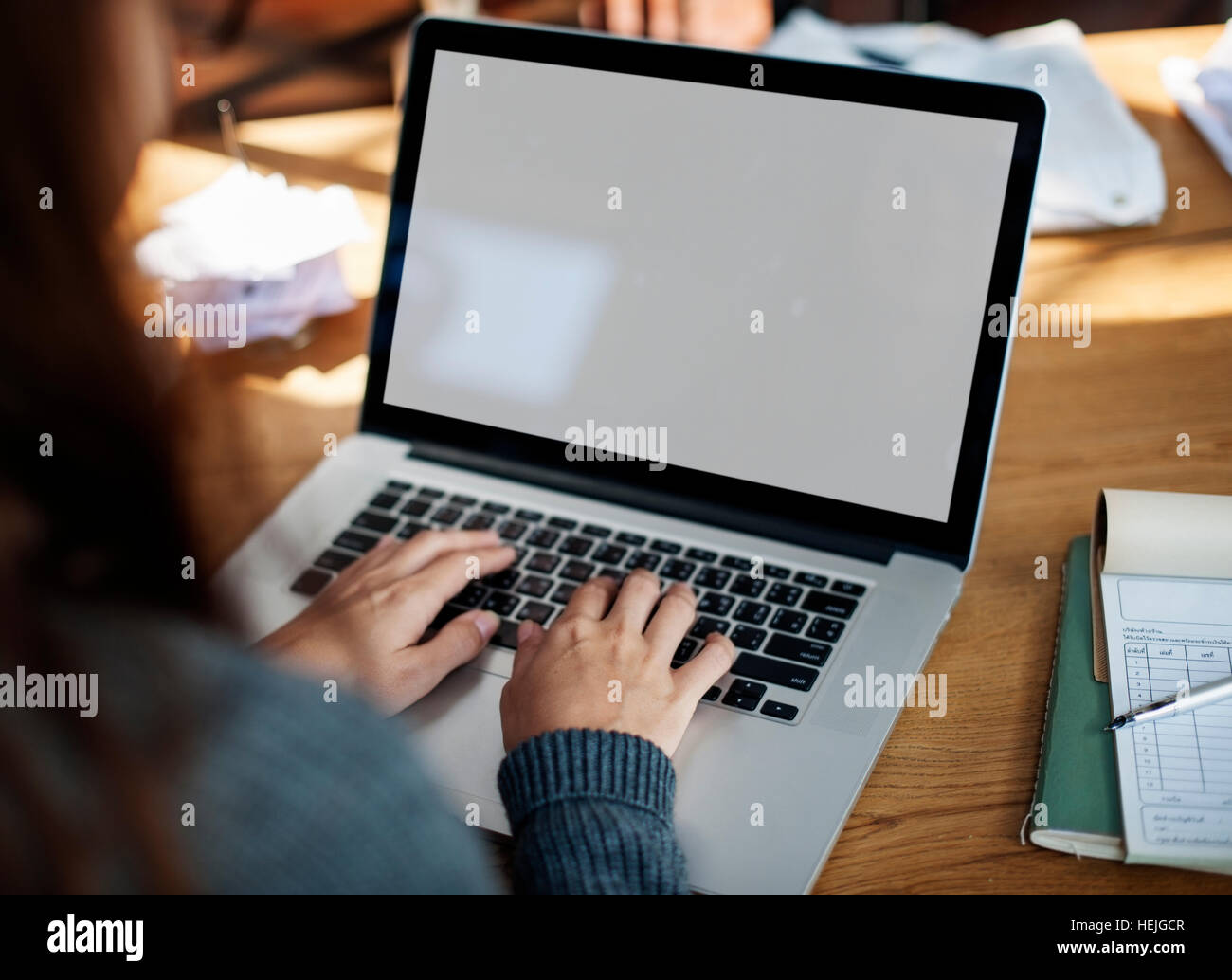 Student Computer Learning Education Insight Concept Stock Photo - Alamy