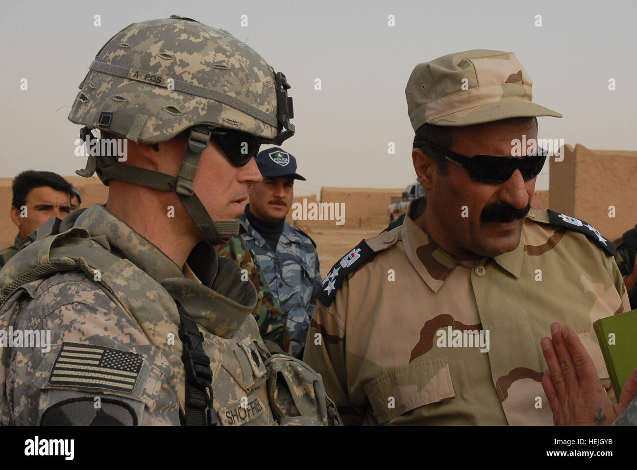 Lt. Col. Andy Shoffner, the commander of 4th Squadron, 9th U.S. Cavalry ...