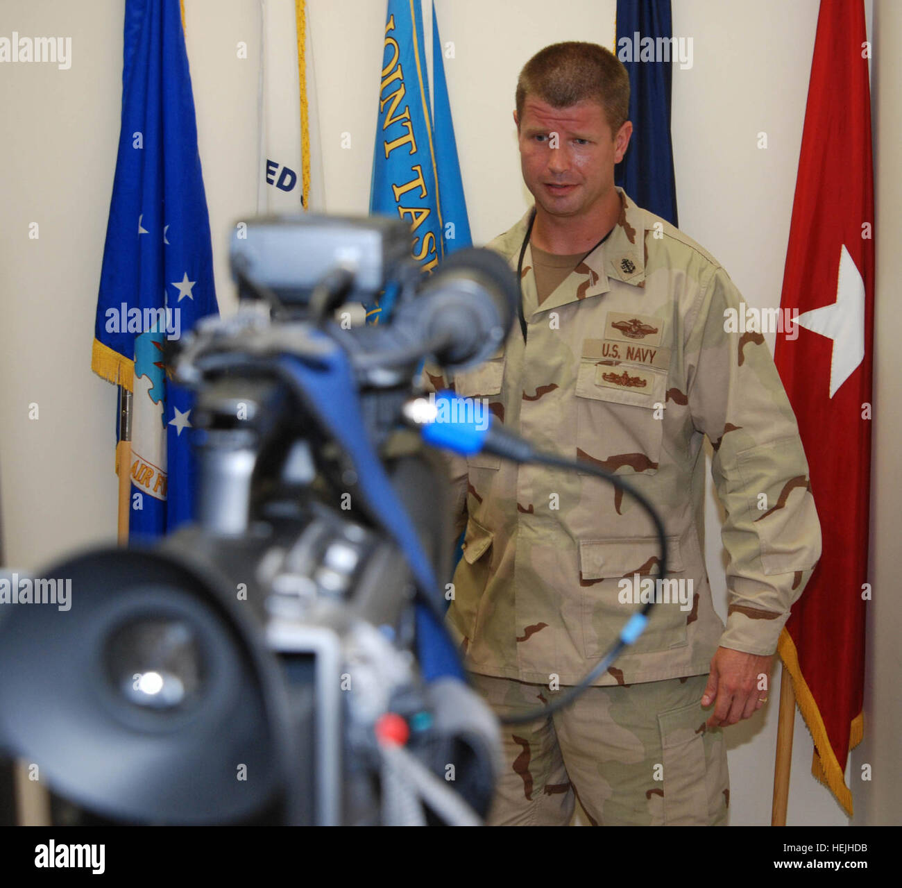 Chief Petty Officer Kirk DeLeonardo, deployed to Joint Task Force ...