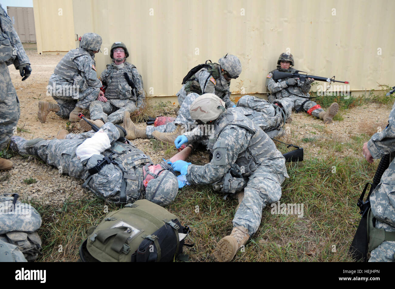 Combat Medic In Action