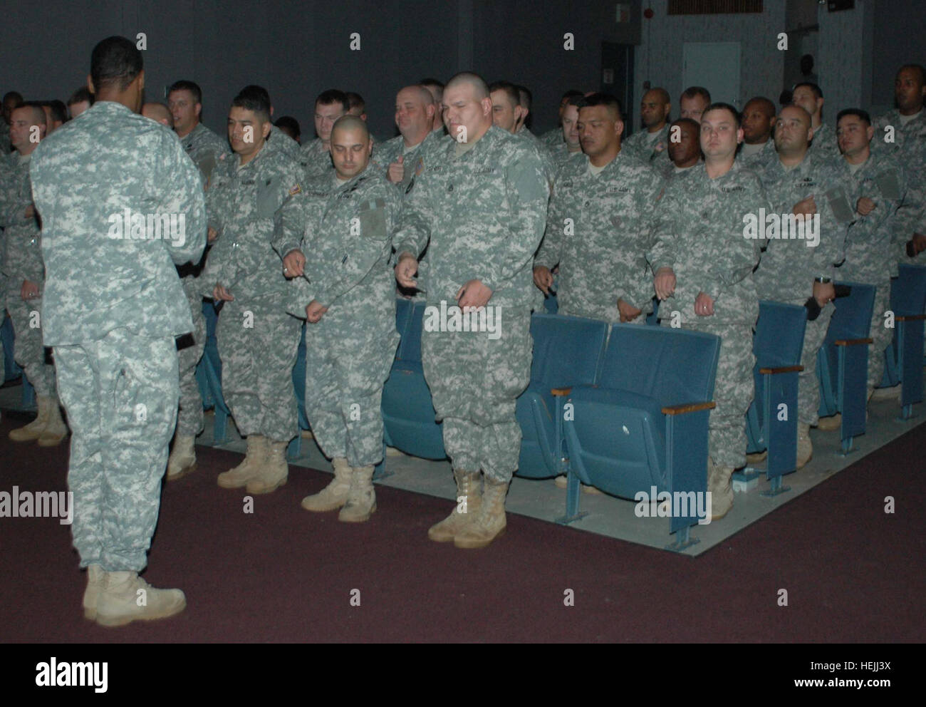 Soldiers of the 59th Ordnance Brigade conducted a patch ceremony to ...