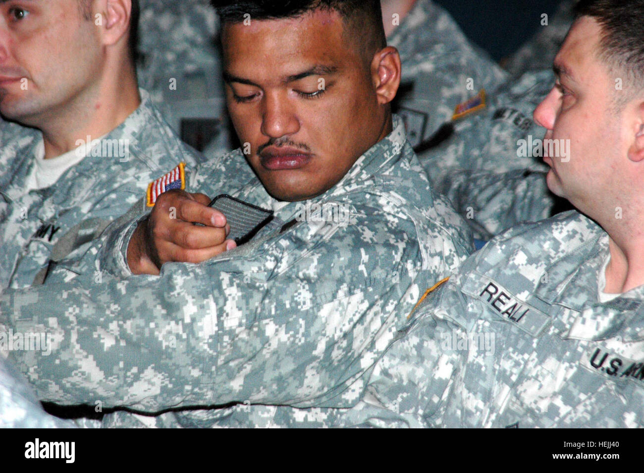 US Army 52164 59th Ordnance Brigade patch ceremony Stock Photo - Alamy