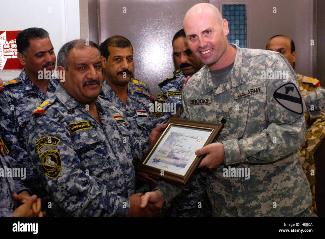Lt. Col. Phil Brooks, battalion commander of 3rd Battalion, 8th Cavalry ...