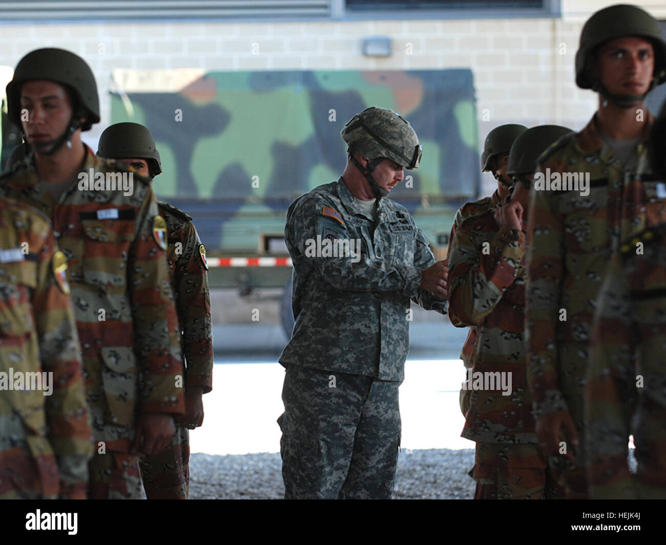 090930-A-5406P-006 Sgt. Maj. Donald Knapp, sergeant major of operations ...