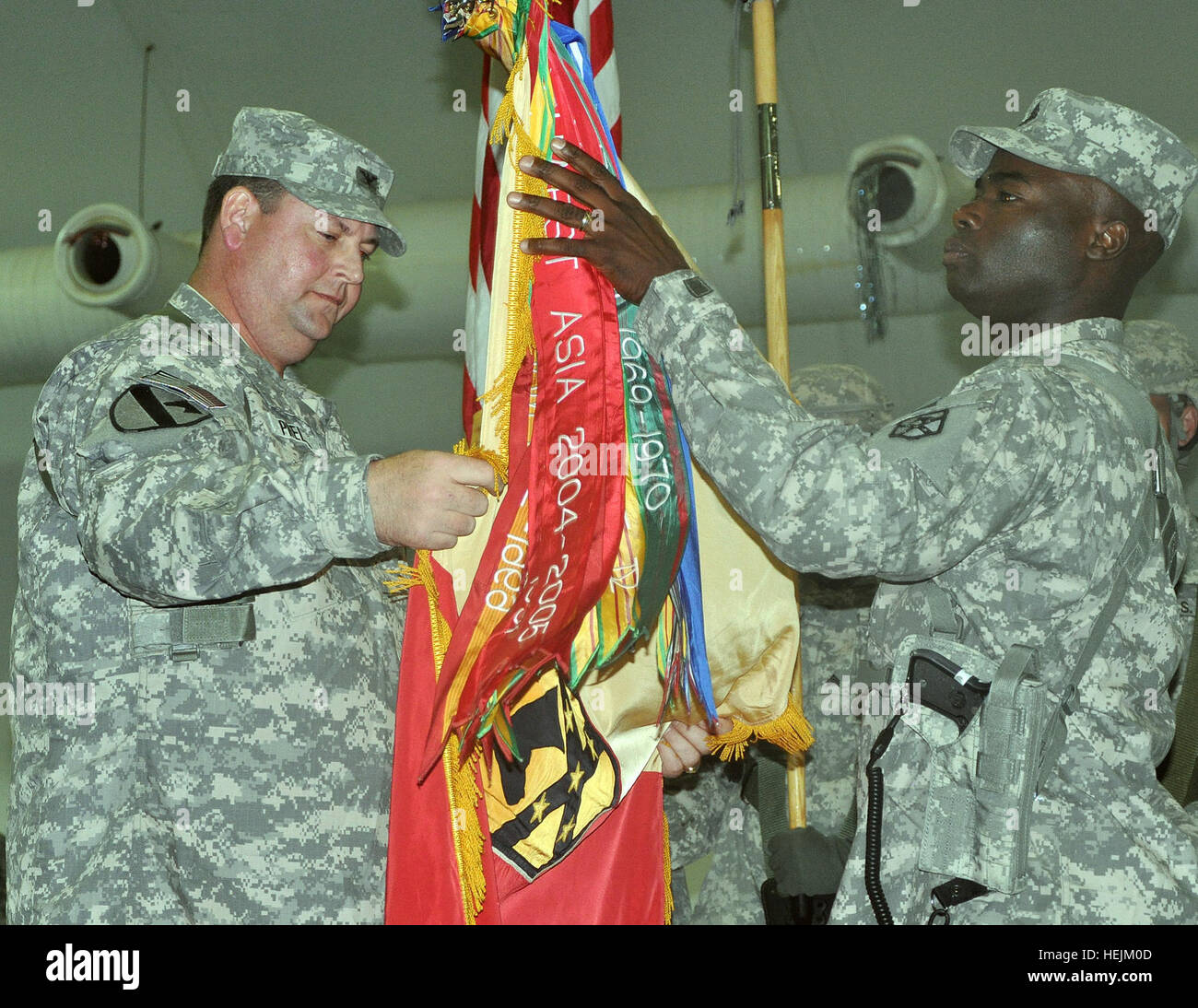 US Army 52515 Col. Larry Phelps, 15th Sustainment Brigade commander ...