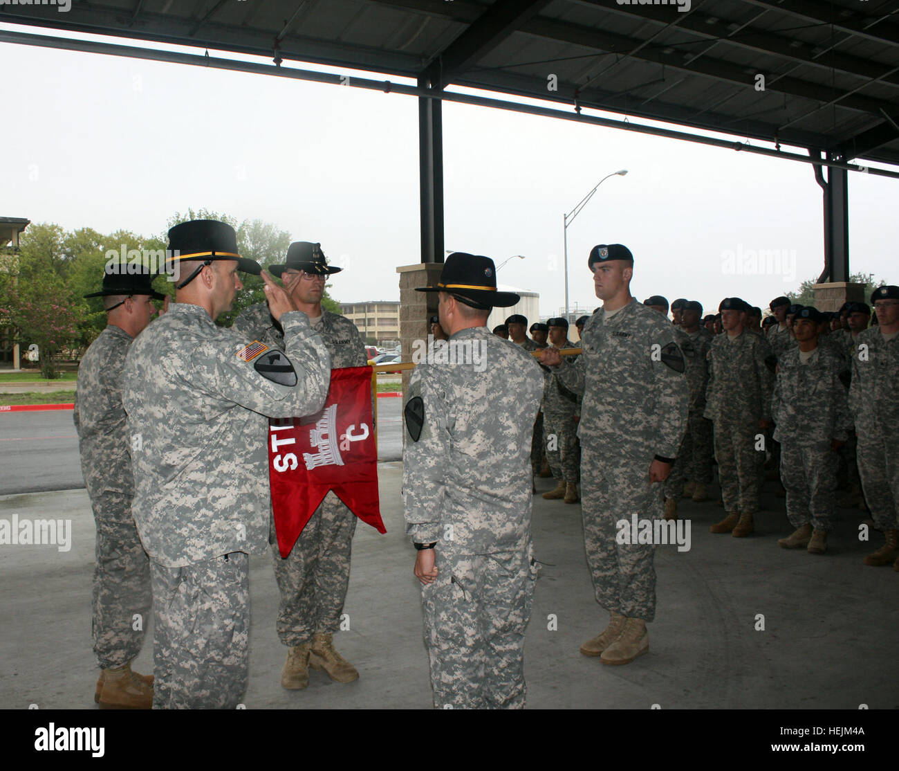Unit leaders, assigned to the 4th Special Troops Battalion, 4th Brigade ...