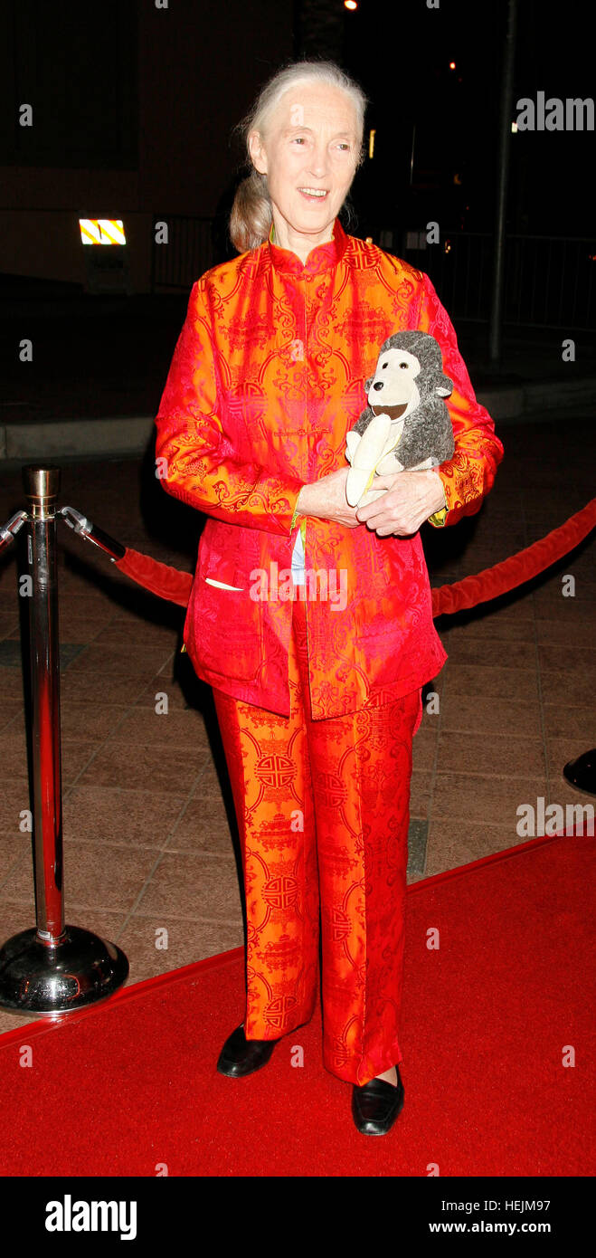 Jane Goodall arrives at the Jules Verne Adventure Film Festival at the ...