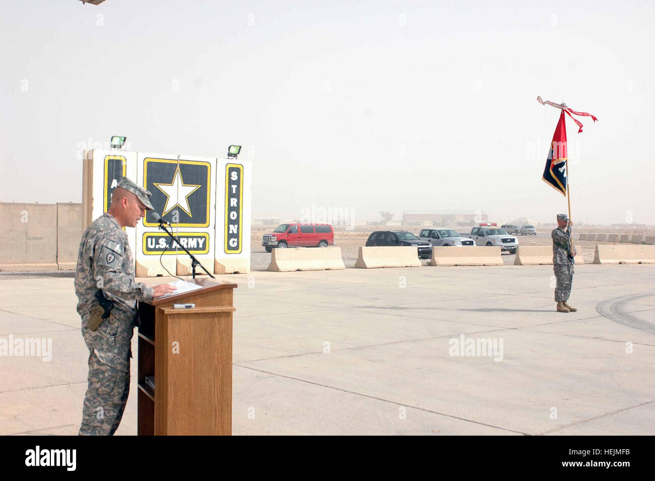Col. Michael Lundy, commander, Task Force Wings, speaks as the unit ...