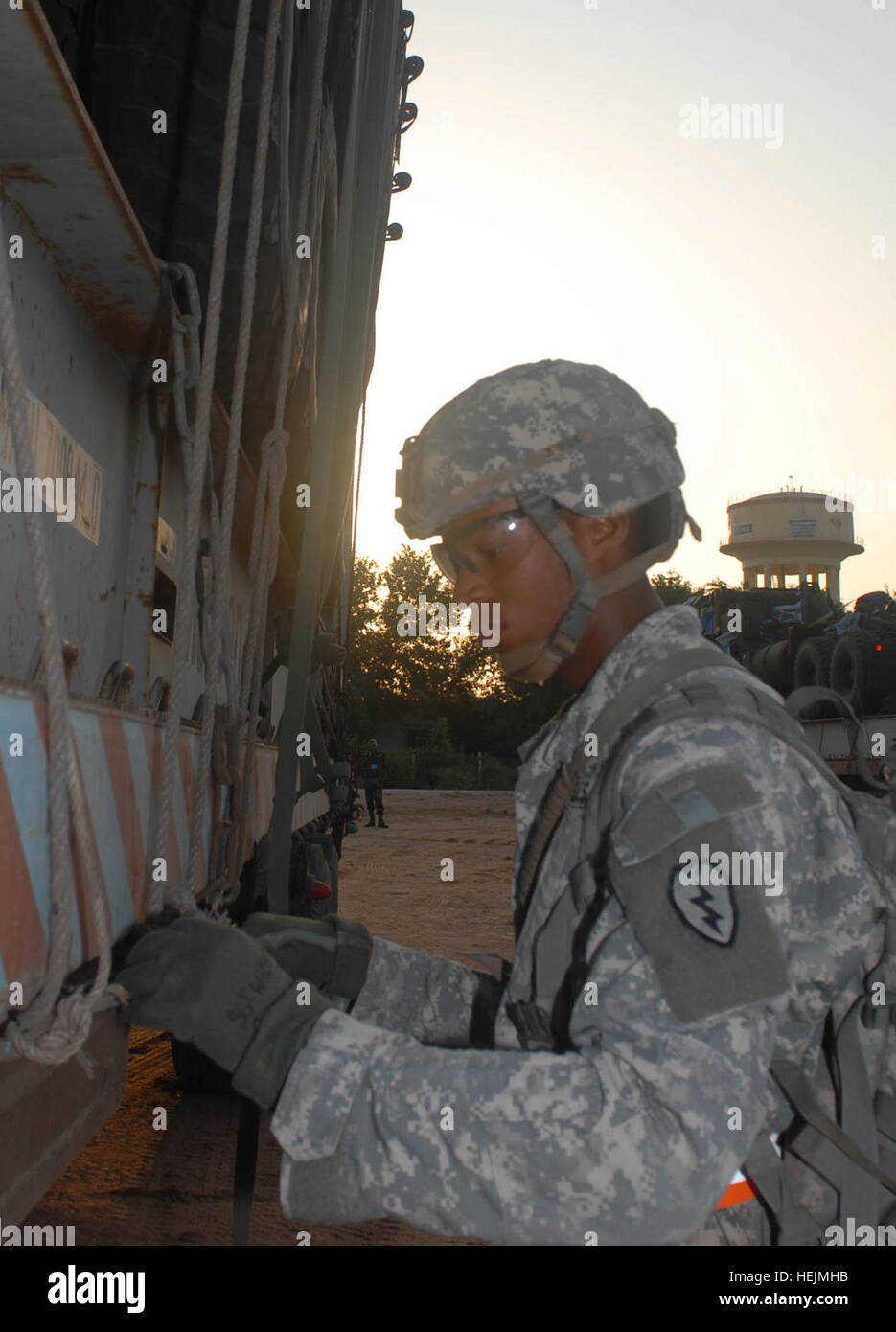 Military personnel prepare vehicles hi-res stock photography and images ...