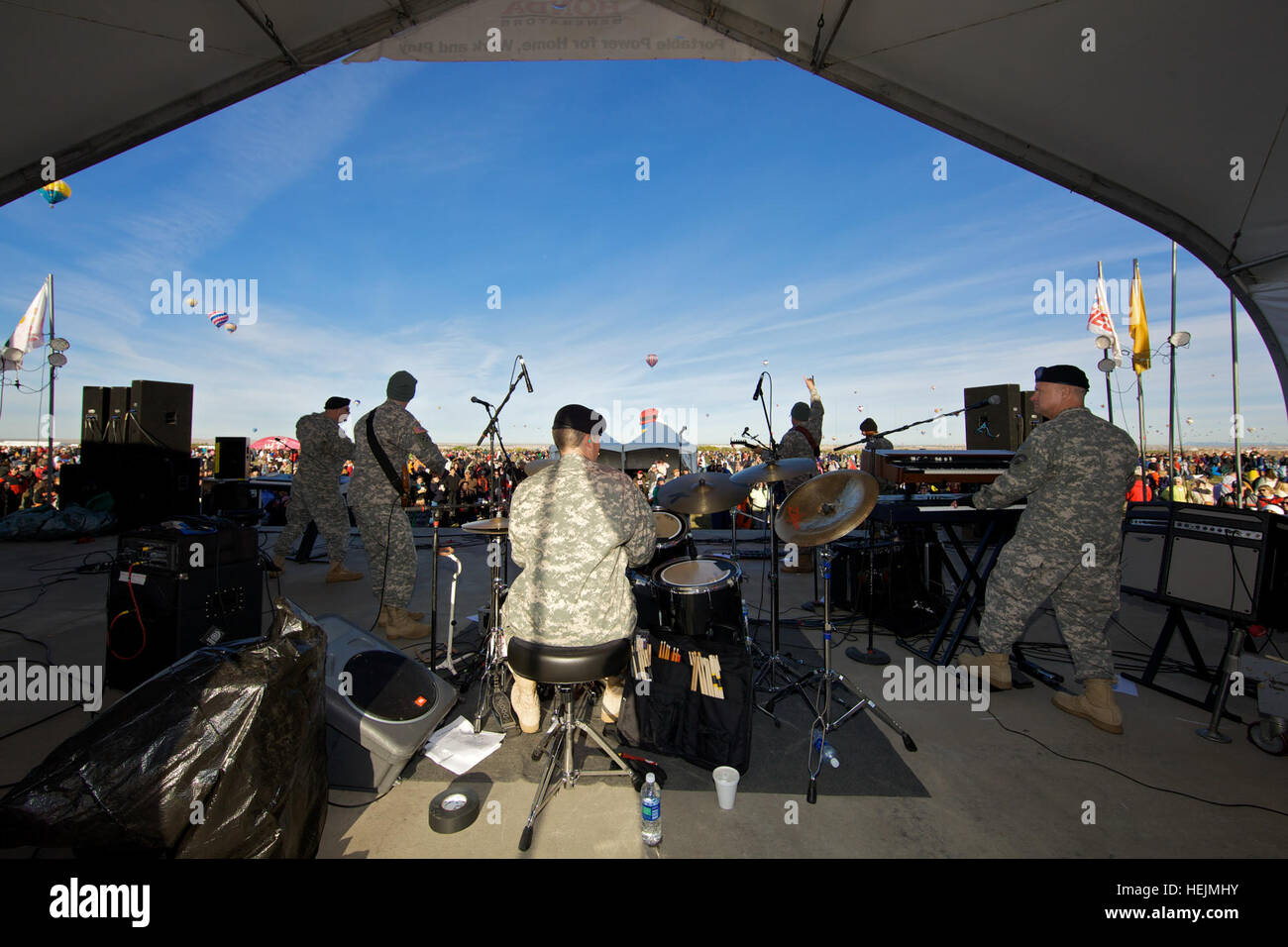 US Army 53146 VOLS at Balloon Fiesta Stock Photo - Alamy