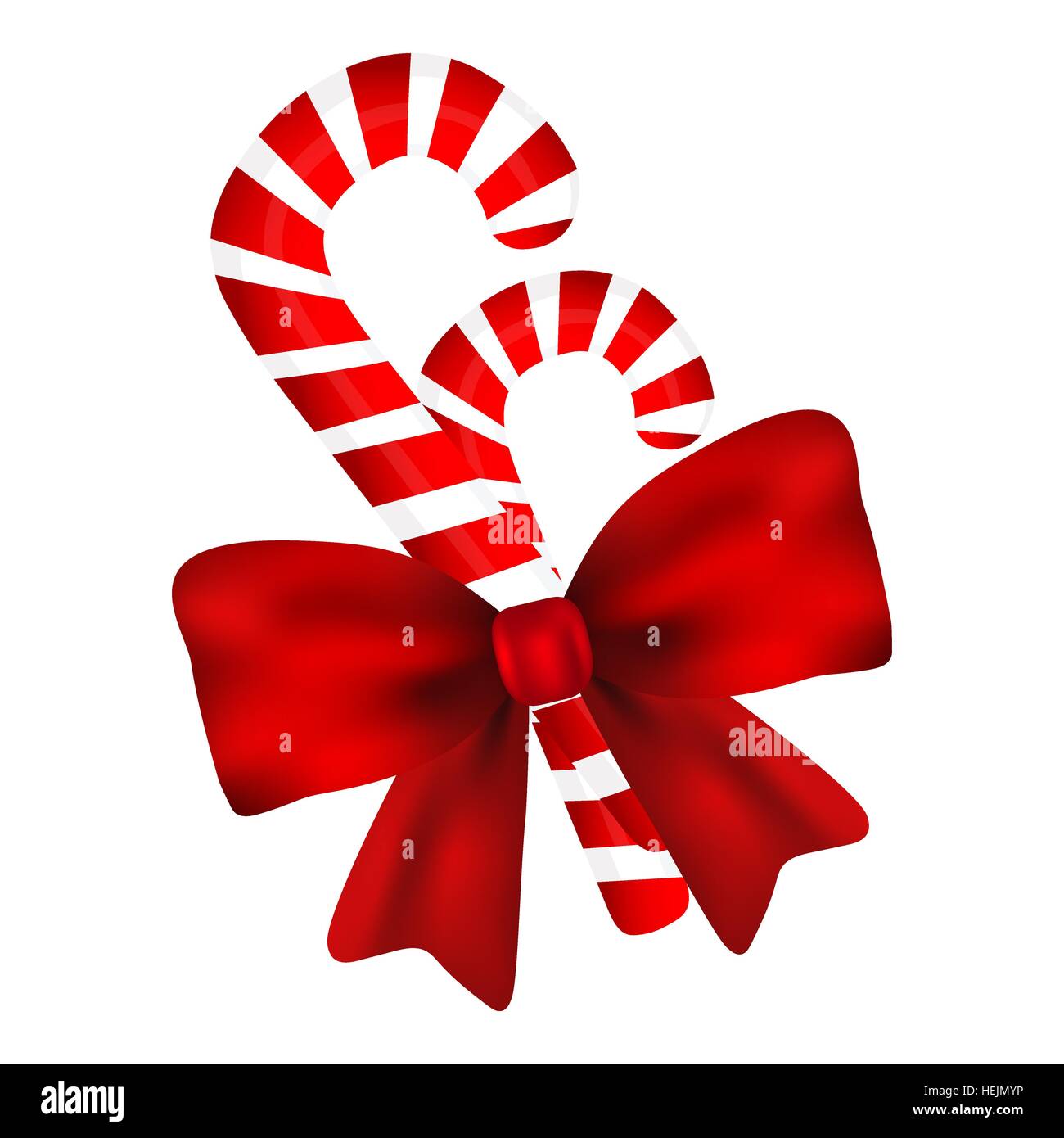 Sweet traditional Christmas candy on a white background Stock Vector ...