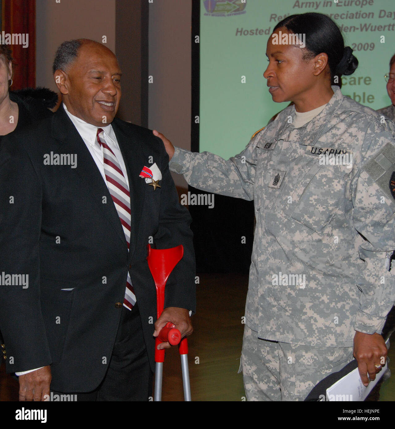 Valor Recognized HEIDELBERG, Germany (Oct. 17, 2009) -- Command Sgt ...