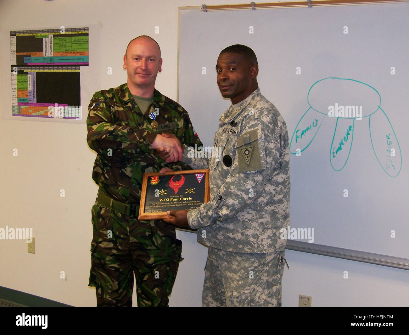 Col. Rufus Smith, commander, 174th Air Defense Artillery Brigade, Ohio ...
