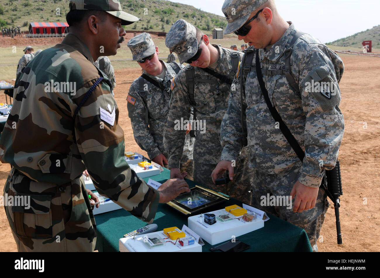 An Indian army soldier explains how Improvised Explosive Device (IED ...