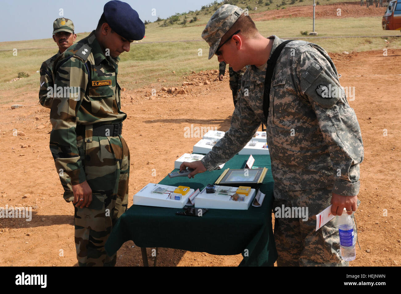 Lt. Vignesh Jagadale, engineer platoon commander, 31st Armor Division ...
