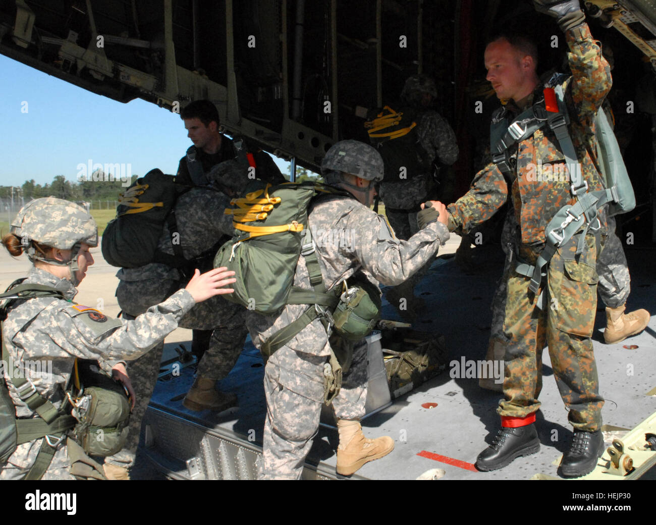 POPE AIR FORCE BASE, N.C. - Paratroopers with the 65th Military Police ...