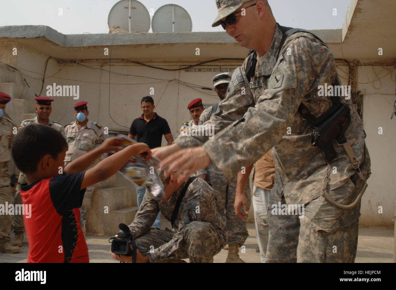 U.S. Army Capt. Daniel Shipley, a member of Military Transition Team ...