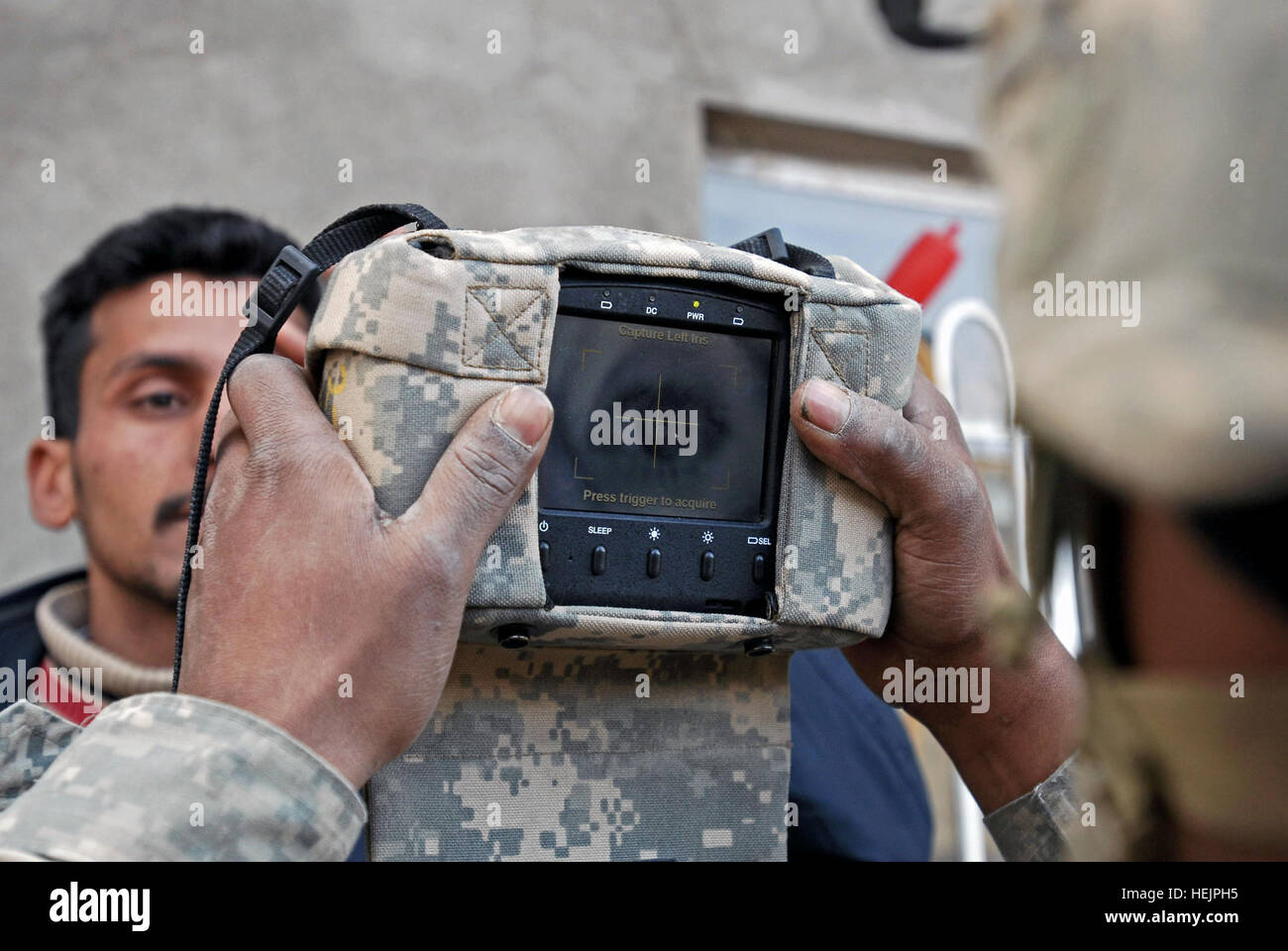 Pvt. Leo Robertson, rifleman in Company A, 2nd Battalion, 23rd Infantry ...