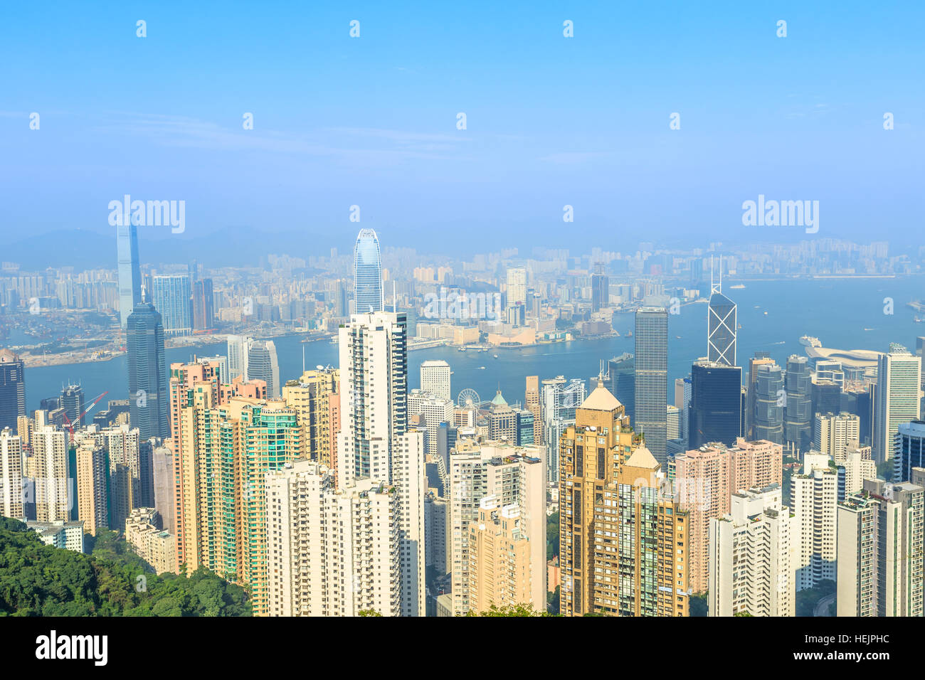 Victoria Peak aerial Stock Photo - Alamy