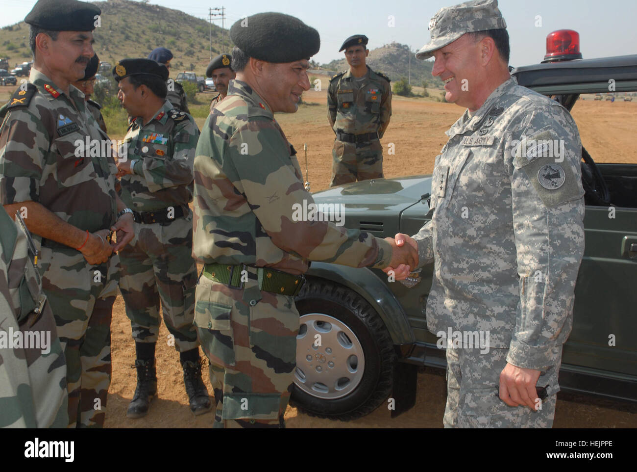 CAMP BUNDELA, India (Oct. 27, 2009) – Lt. Gen. Benjamin R. Mixon ...
