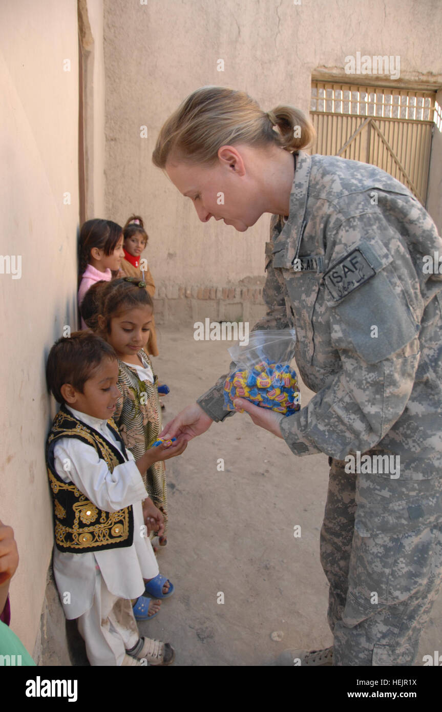 Air Foce Lt. Col. Joy Mann, the commander of the Nangarhar Provincial ...