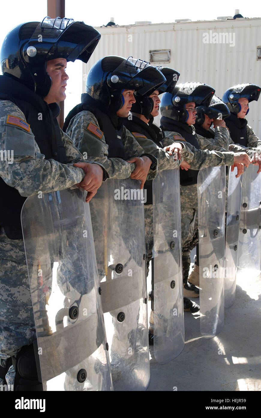 Members of the Rhode Island Army National Guard's 115th Military Police ...