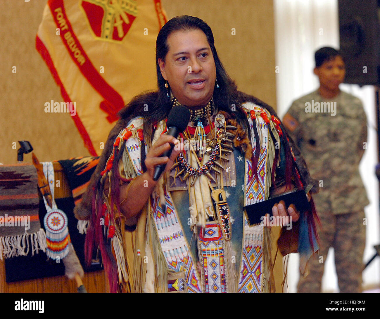 Chief Red Iron Hawk, Cherokee Nation performed songs and spoke of ...