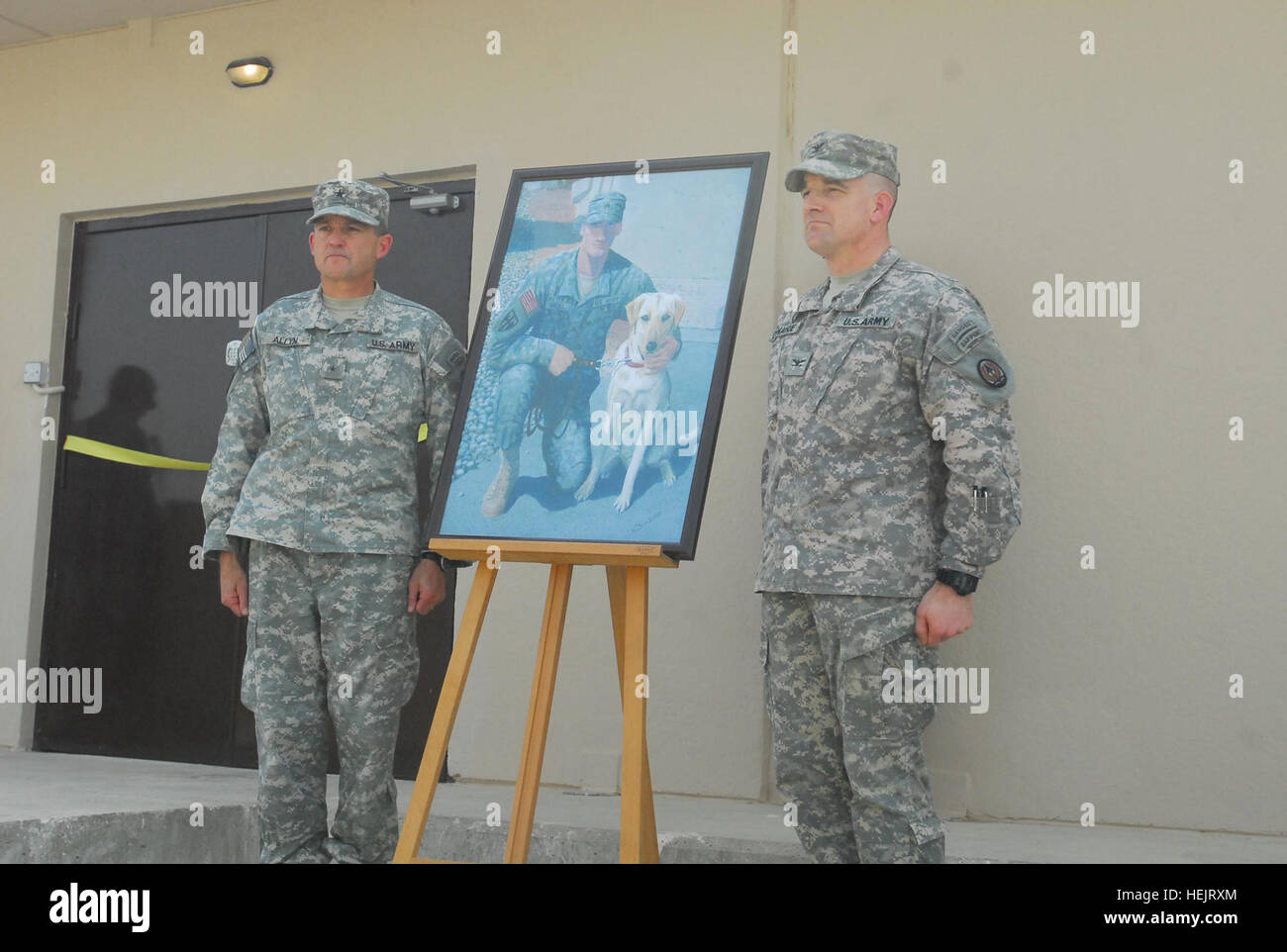 Brig. Gen. Daniel B. Allyn (left), chief of staff, Multi-National Corps ...