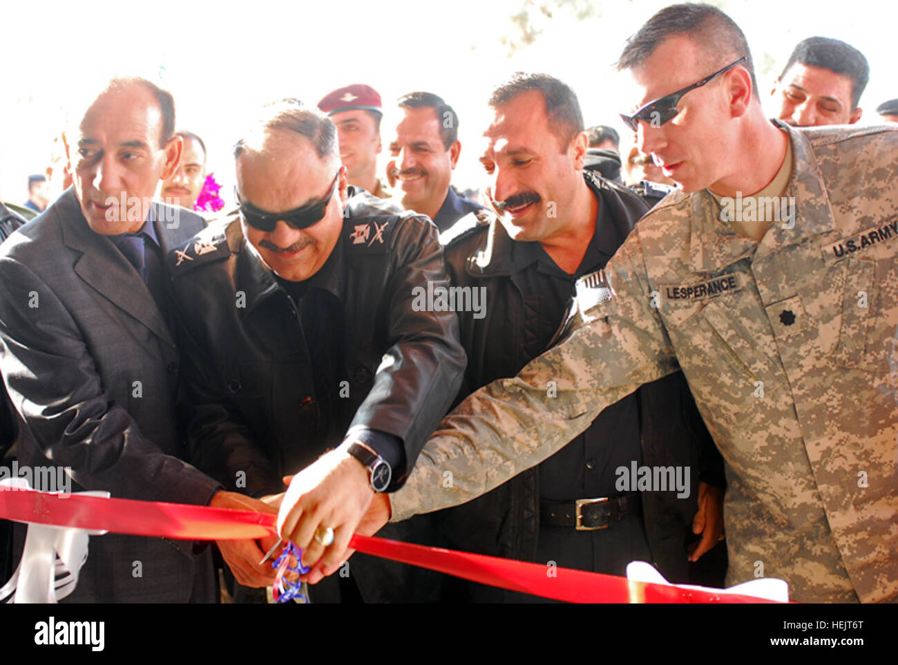 Lt. Col. David Lesperance, the commander of 1st Battalion, 8th Cavalry ...