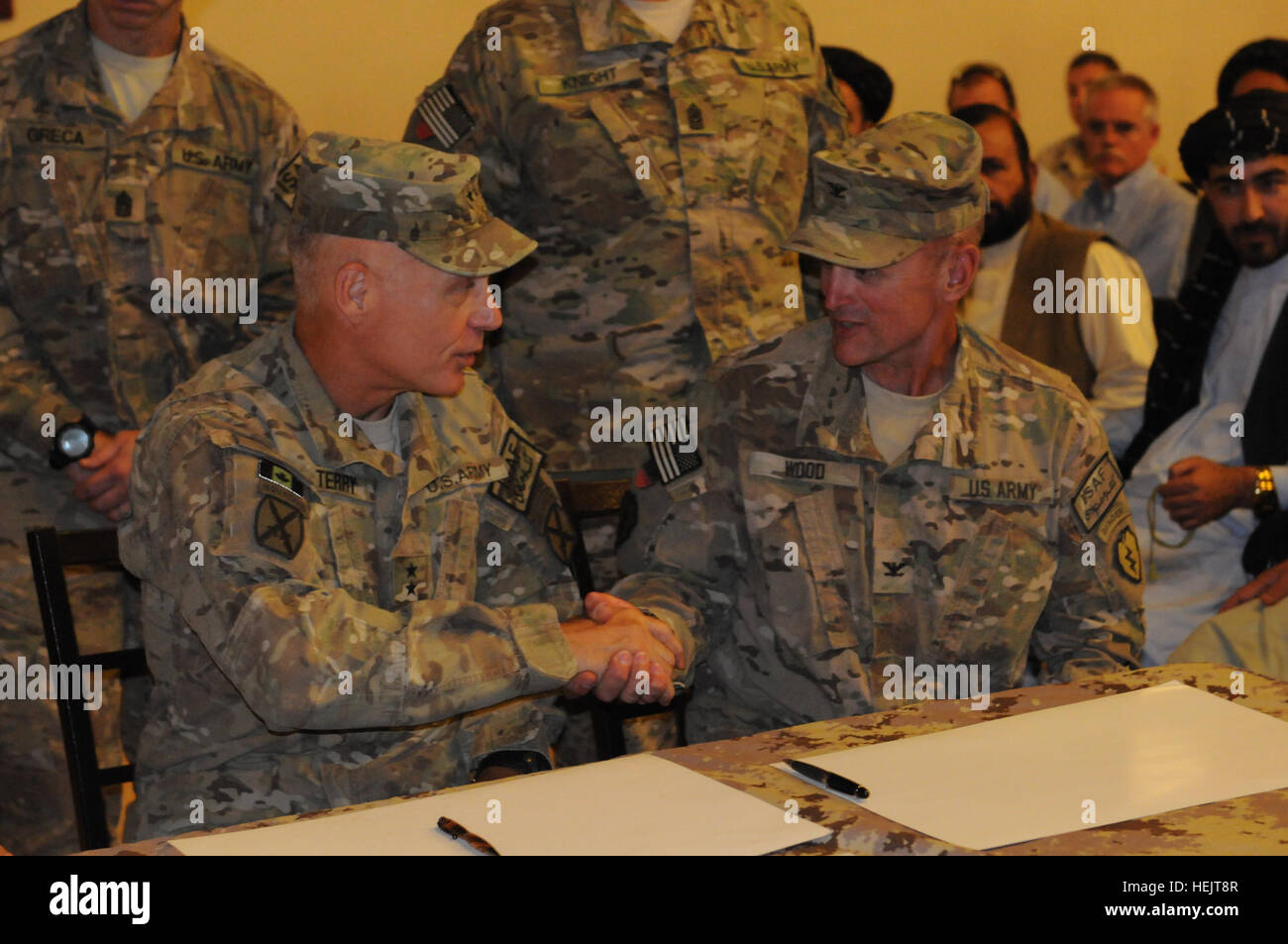 Maj. Gen. James L. Terry, commander Regional Command (South) in ...