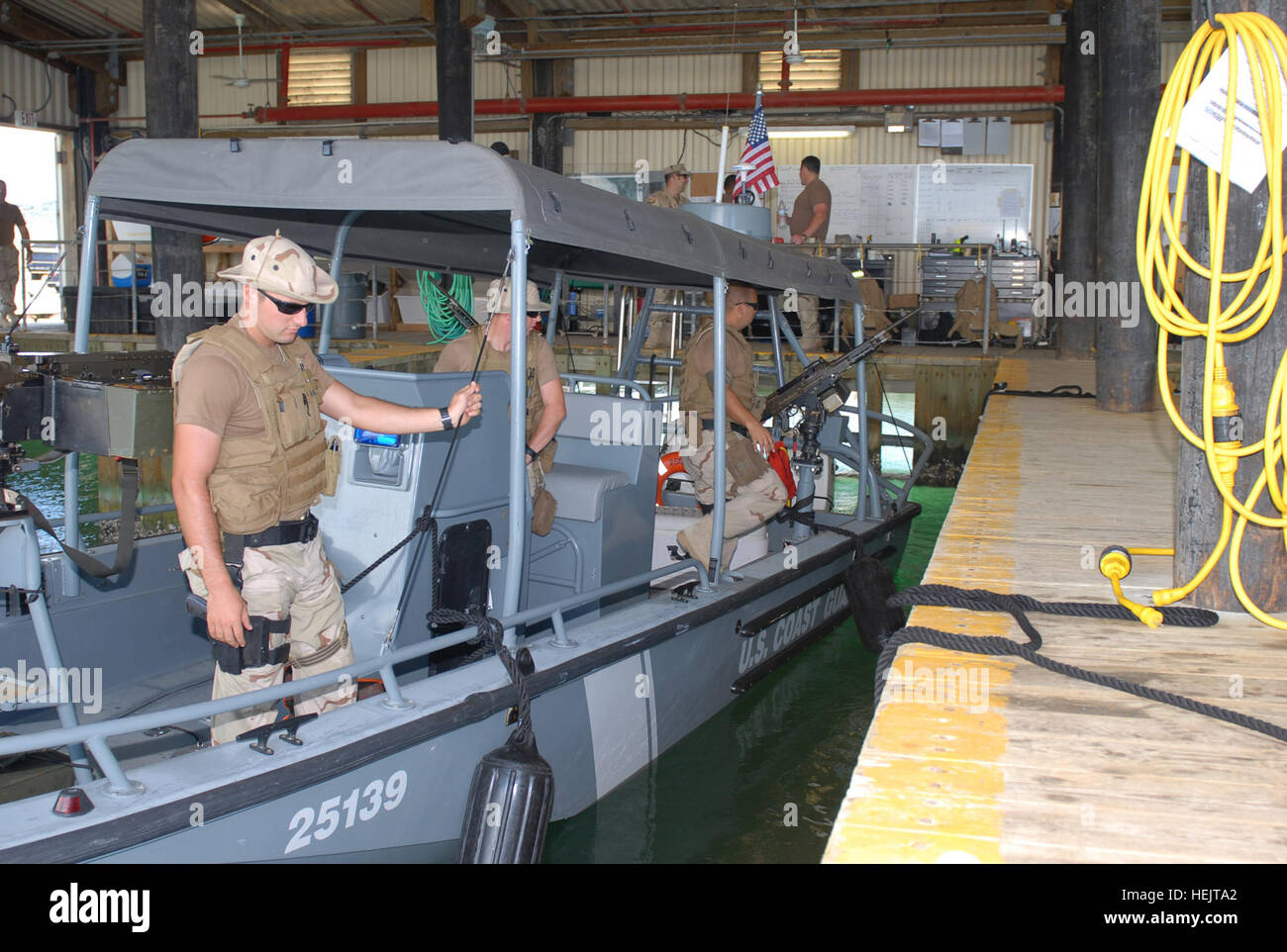 GUANTANAMO BAY, Cuba – Coast Guard Petty Officer 3rd Class James Latess ...