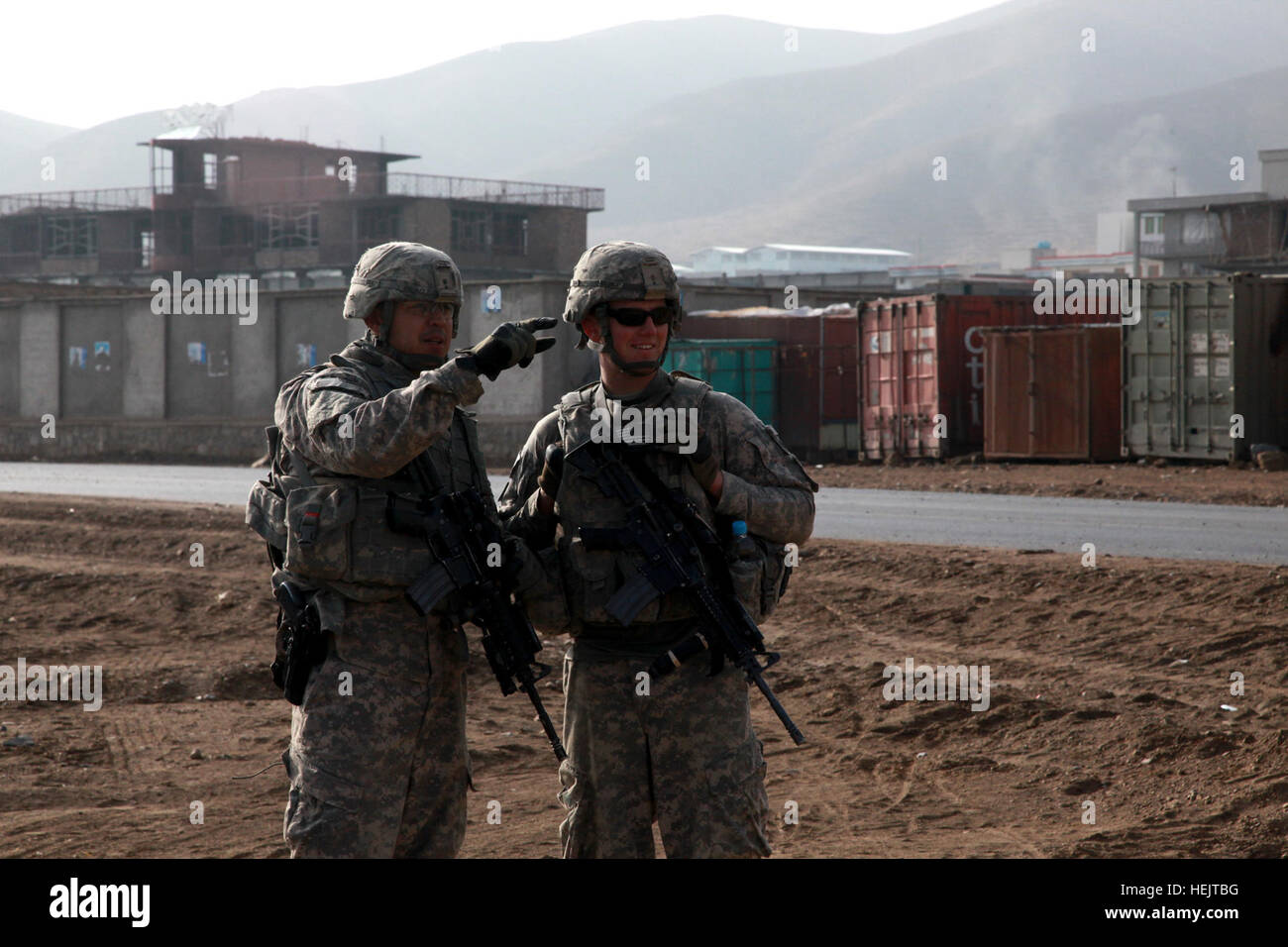 Troops dismount hi-res stock photography and images - Alamy