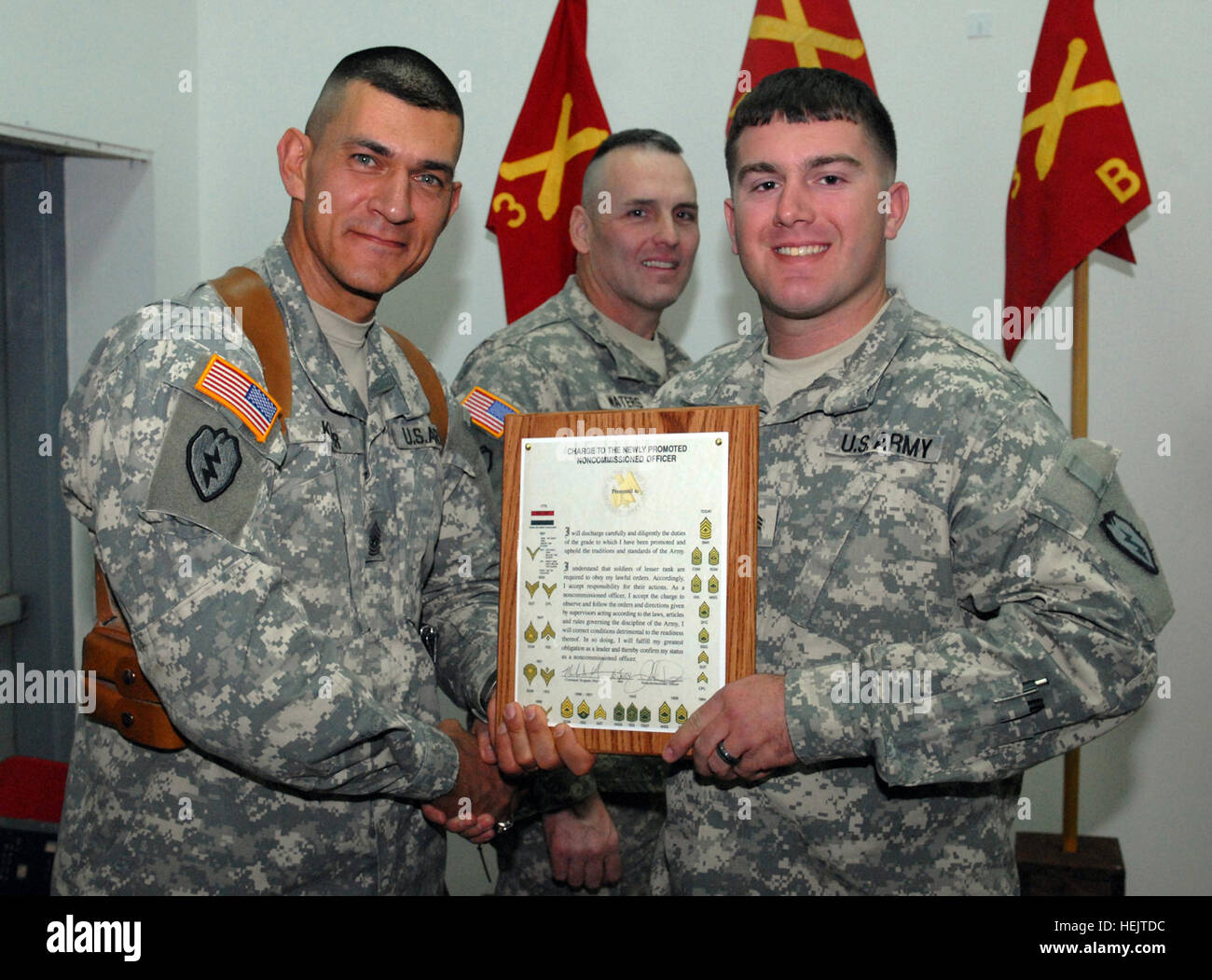 Command Sgt. Maj. Mark Kiefer, command sergeant major, 3rd Battalion ...