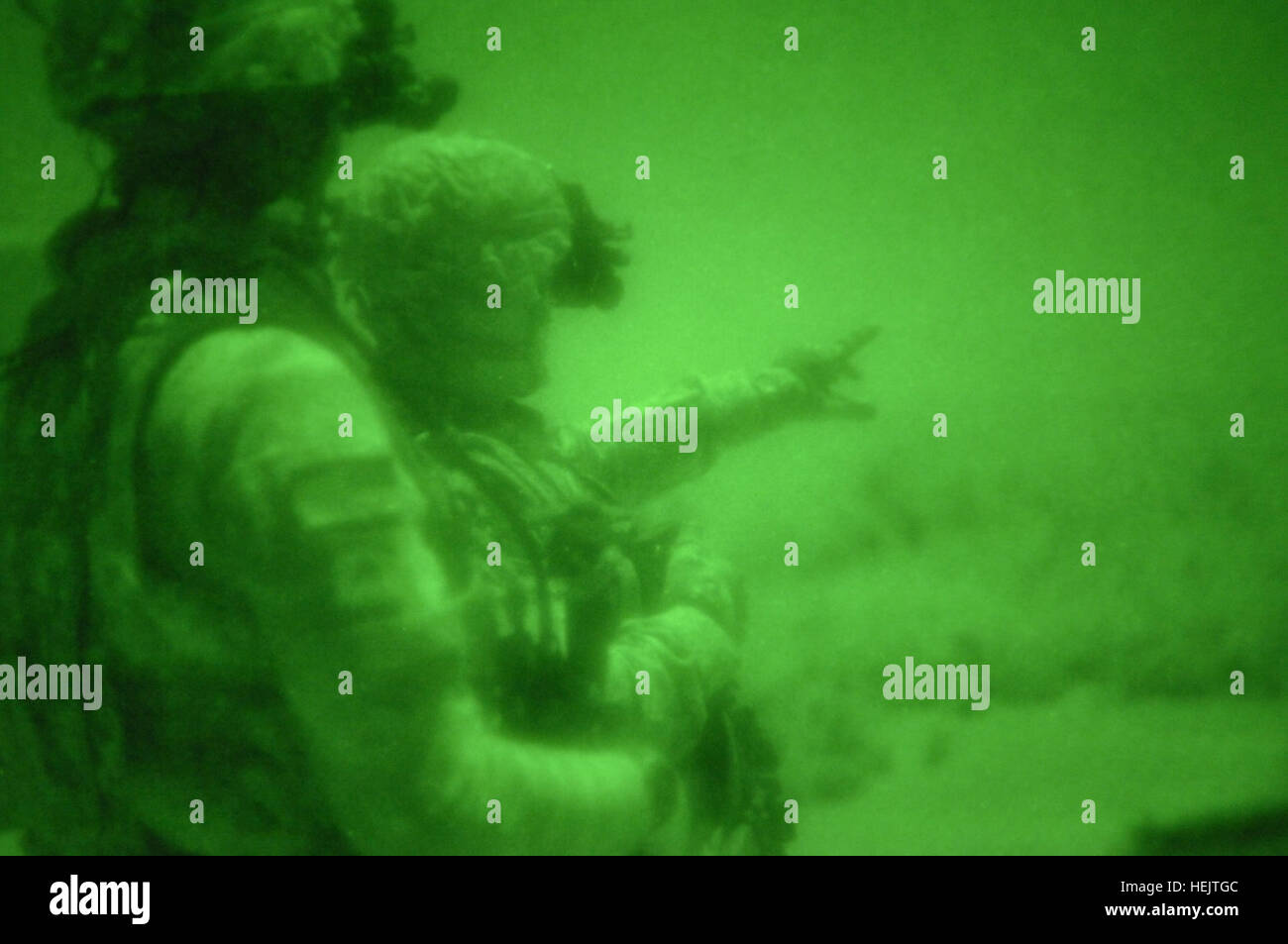 U.S. Soldiers, assigned to the the Border Enforcement Training Team ...