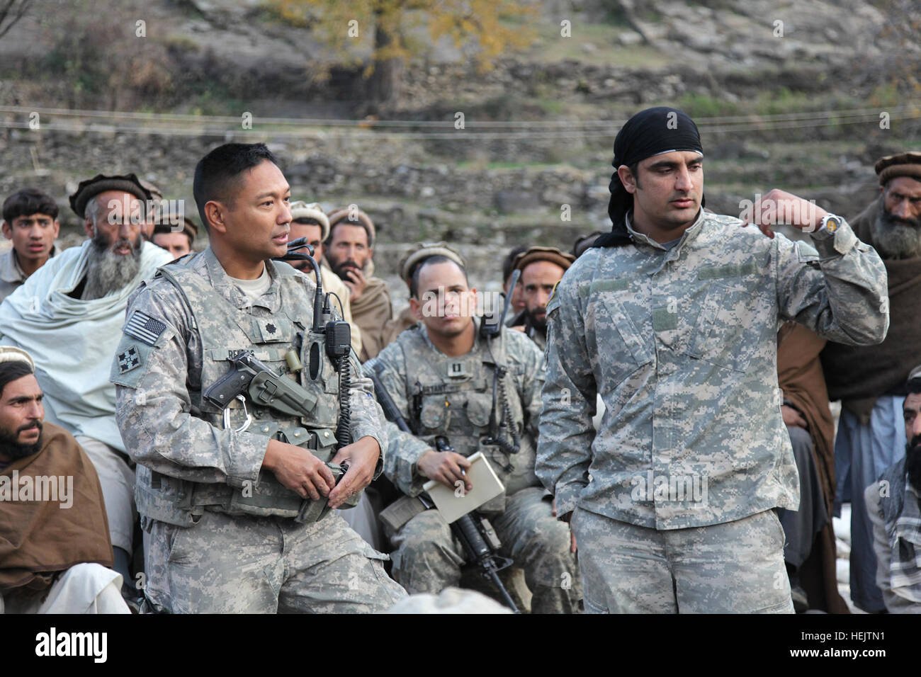The commander of the kunar provincial reconstruction team hi-res stock ...