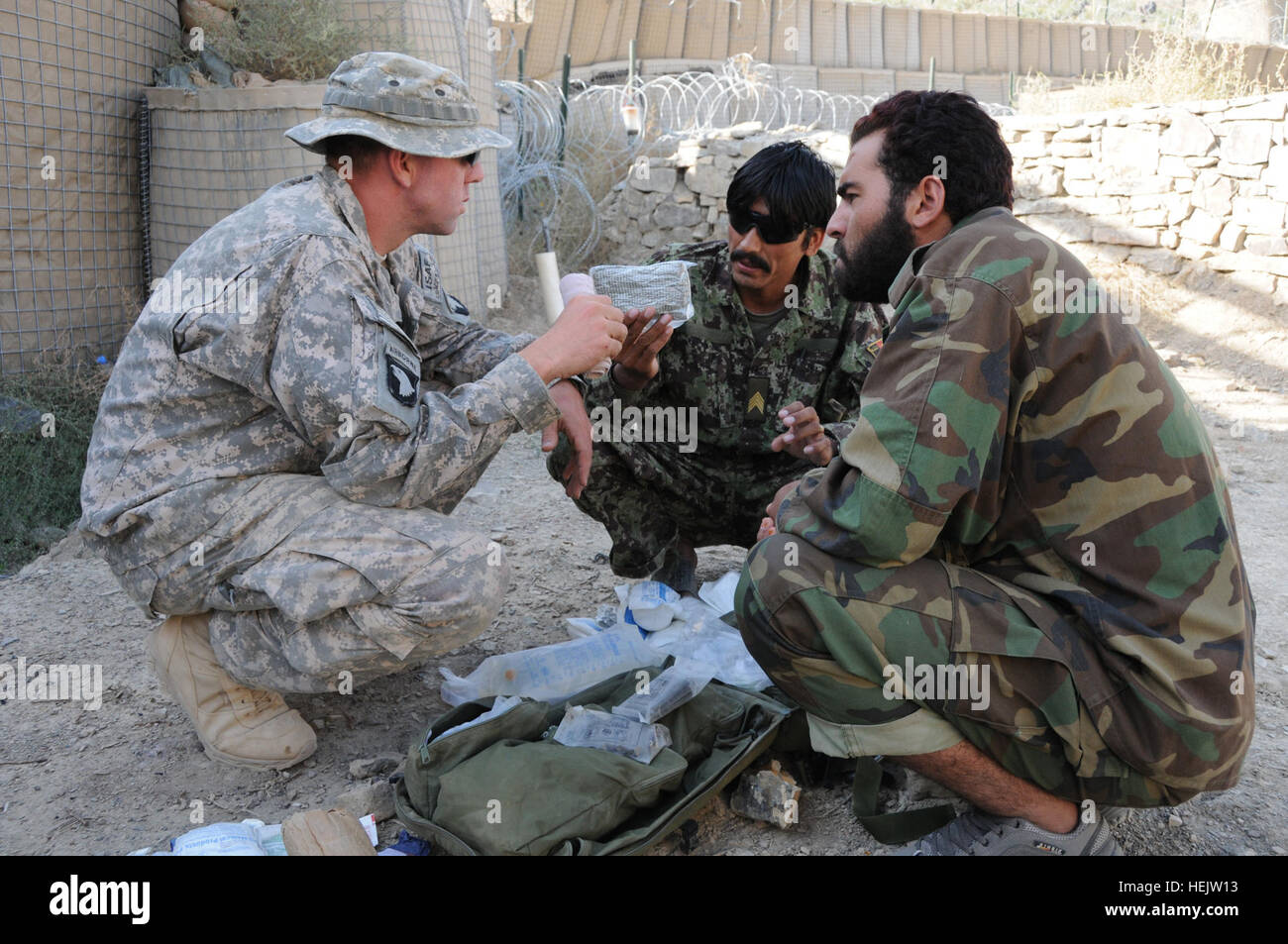 Specialist David A. Bryan, a combat medic with Company I, 2nd Battalion ...