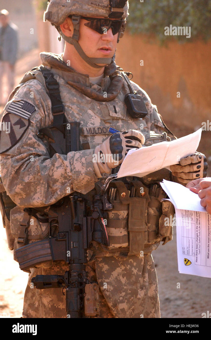 Lakeland, Tenn., native, 1st Lt. Patrick Muldoon, a platoon leader ...