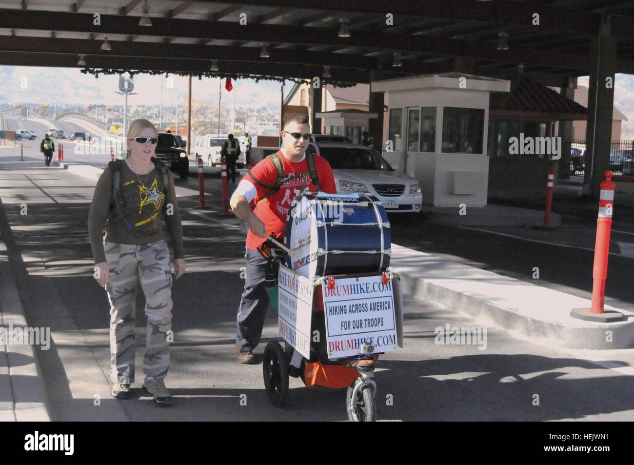 Troy Yocum, soldiers' advocate and Iraq war Veteran, and his wife ...
