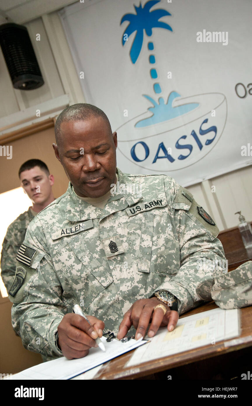 Command Sgt. Maj. Joseph R. Allen, senior enlisted advisor, United ...