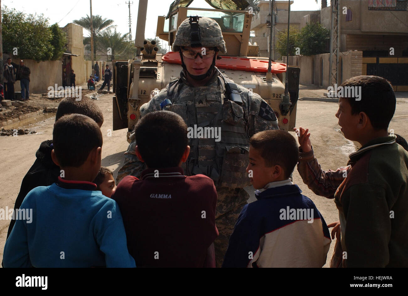 Sergeant Eric Sanner with Bravo Co. 2-12th Infantry Regiment, 2nd BCT ...