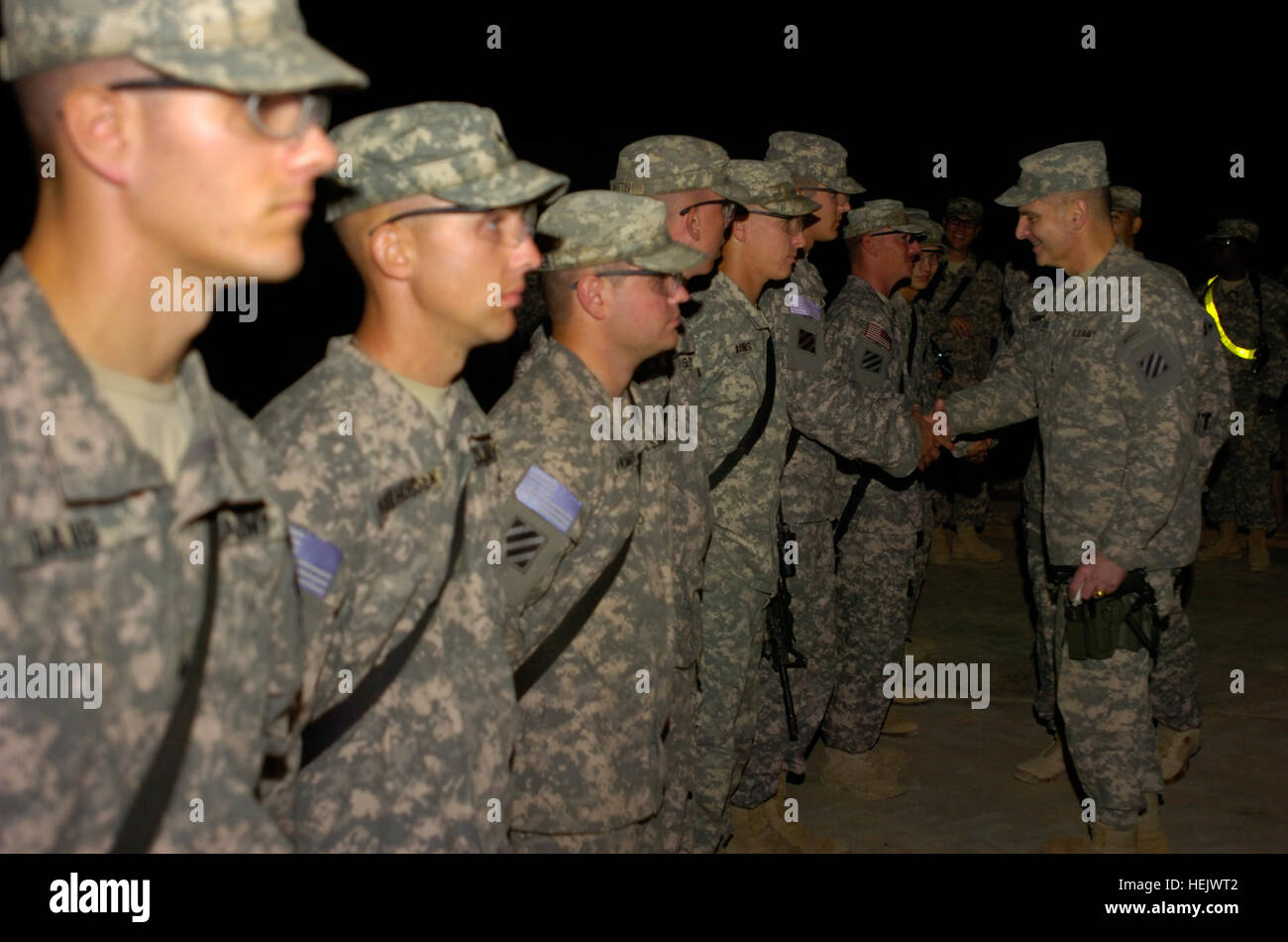U.S. Army Maj. Gen. Anthony Cucolo, Commander of 3rd Infantry Division ...