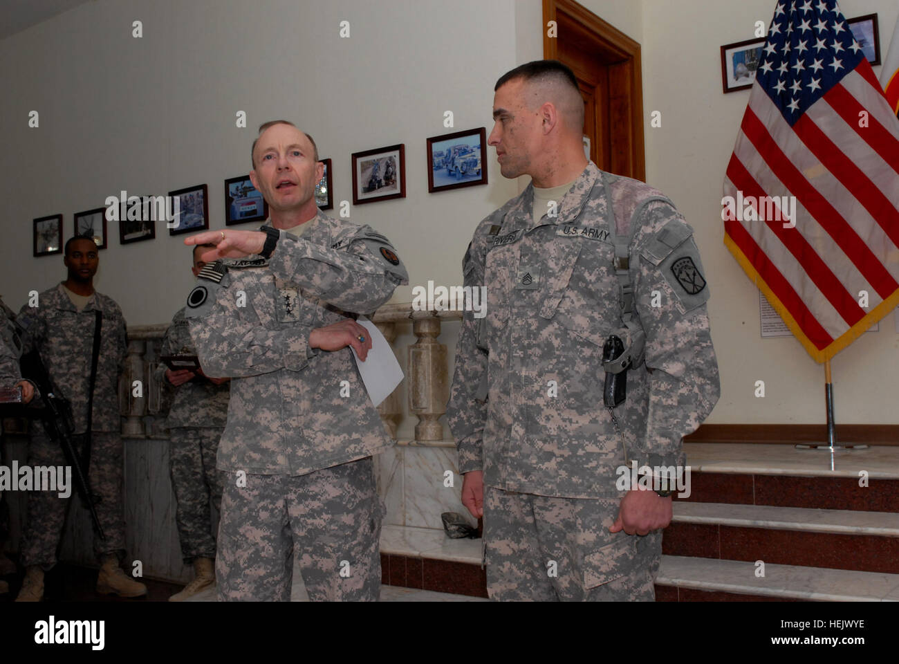 Lt. Gen. Charles H. Jacoby, Jr. (left), commanding general of Multi ...