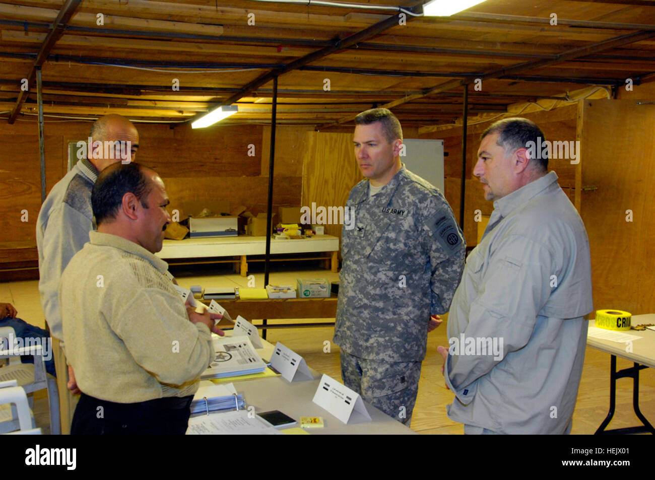 U.S. Army Col. Mark Stammer, commander of 1st Brigade Combat Team, 82nd ...