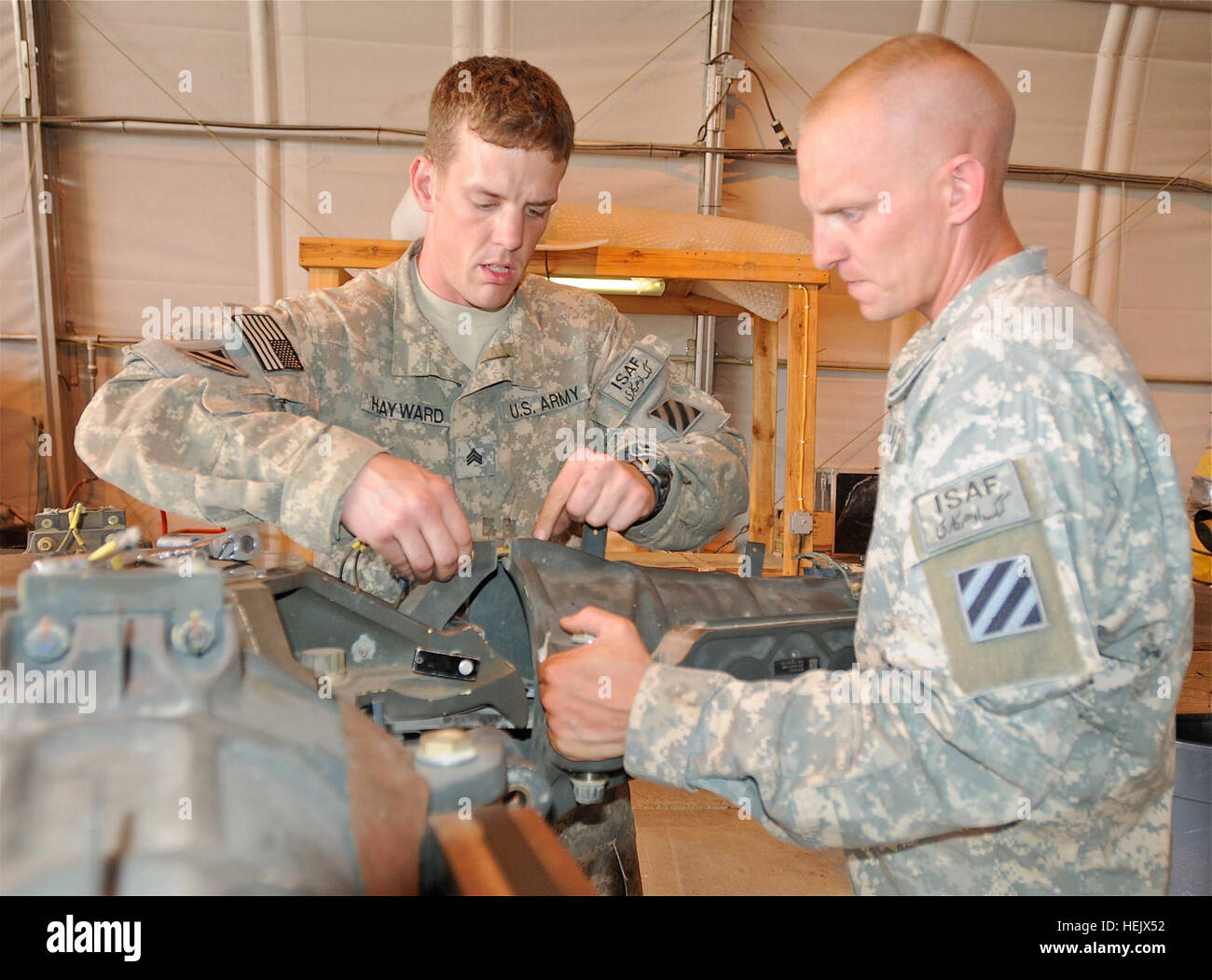 Army Sgt. Craig Hayward, powertrain mechanic and native of Huntingtown ...